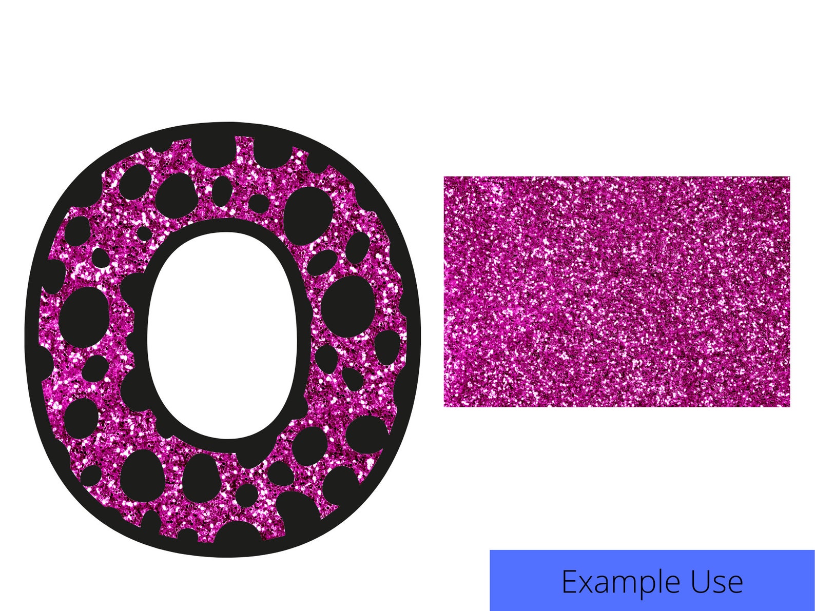 CANVA Frame Editable Letters, Alphaset Canva Frame Template, Spotty Dot ...