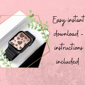 Apple Watch Wallpaper, Leopard Wallpaper, Apple Watch Face, Set of ...