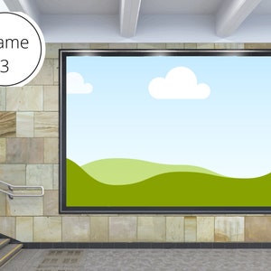 Billboard Mockup, Canva Drag and Drop Frame, Billboard Advertisement ...