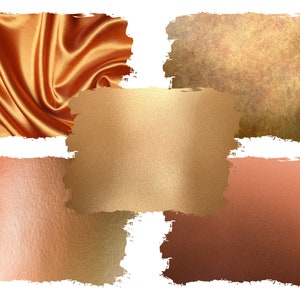 Bronze Metallic PNG Background Bundle, Background Sublimation File ...