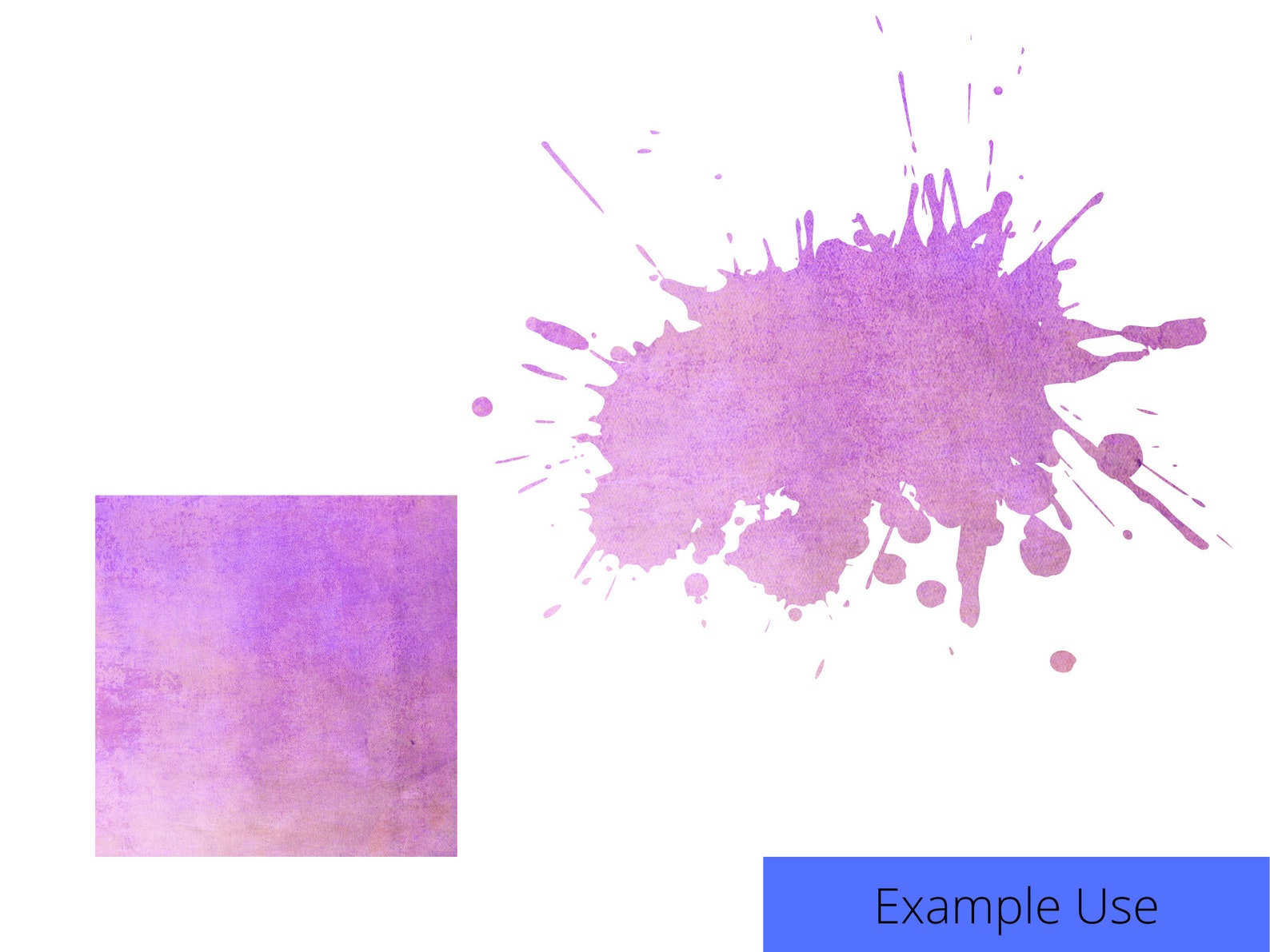 Paint Splash Canva Frame Drag and Drop Photo Canva Template - Etsy