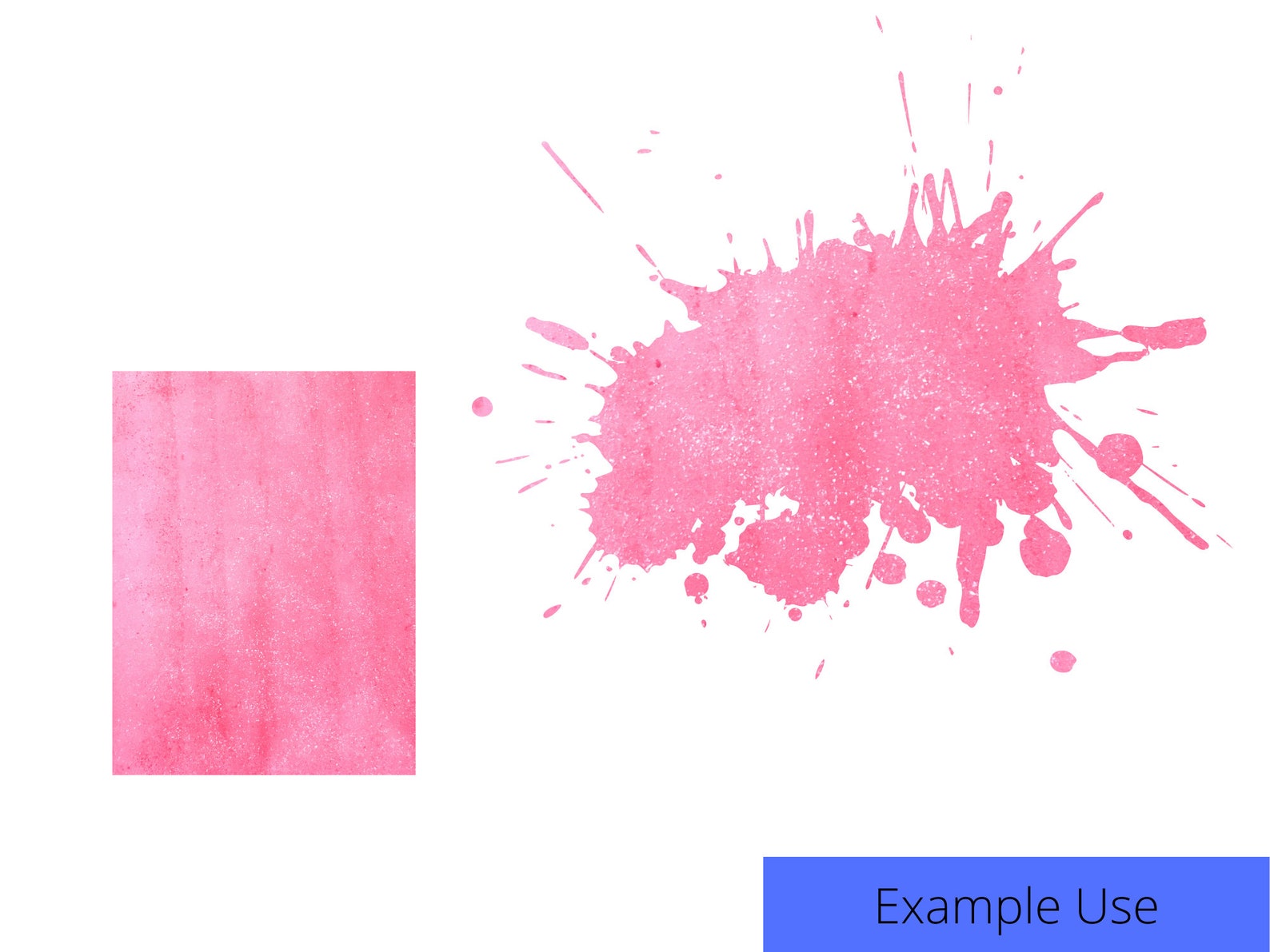 Paint Splash Canva Frame Drag and Drop Photo Canva Template - Etsy