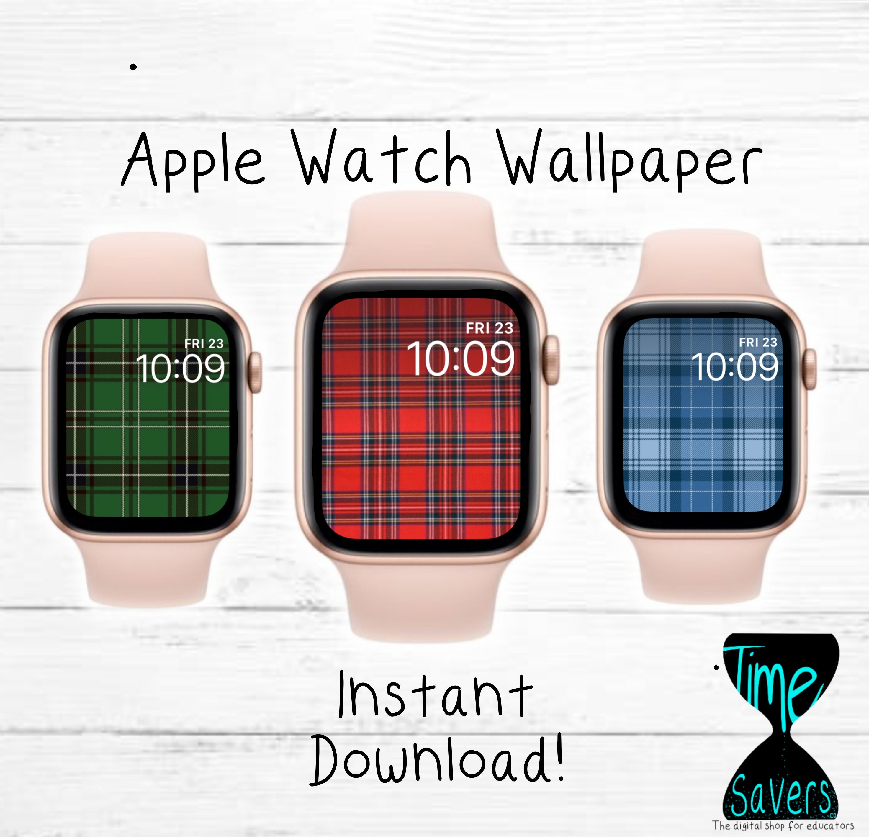 Tartan Watch Wallpaper, Scotland Wallpaper, Apple Watch Face X 3 ...