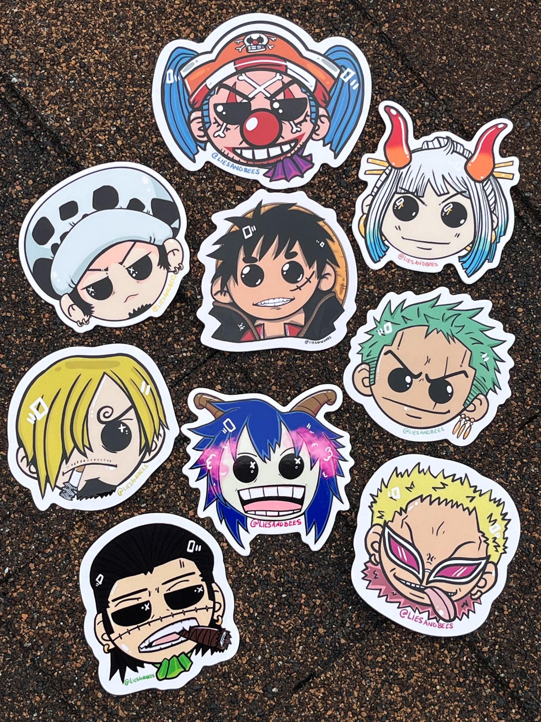 WORST PIRATES EVER Stickers Silly Hats Clowns Moss Cook Meat Anime ...