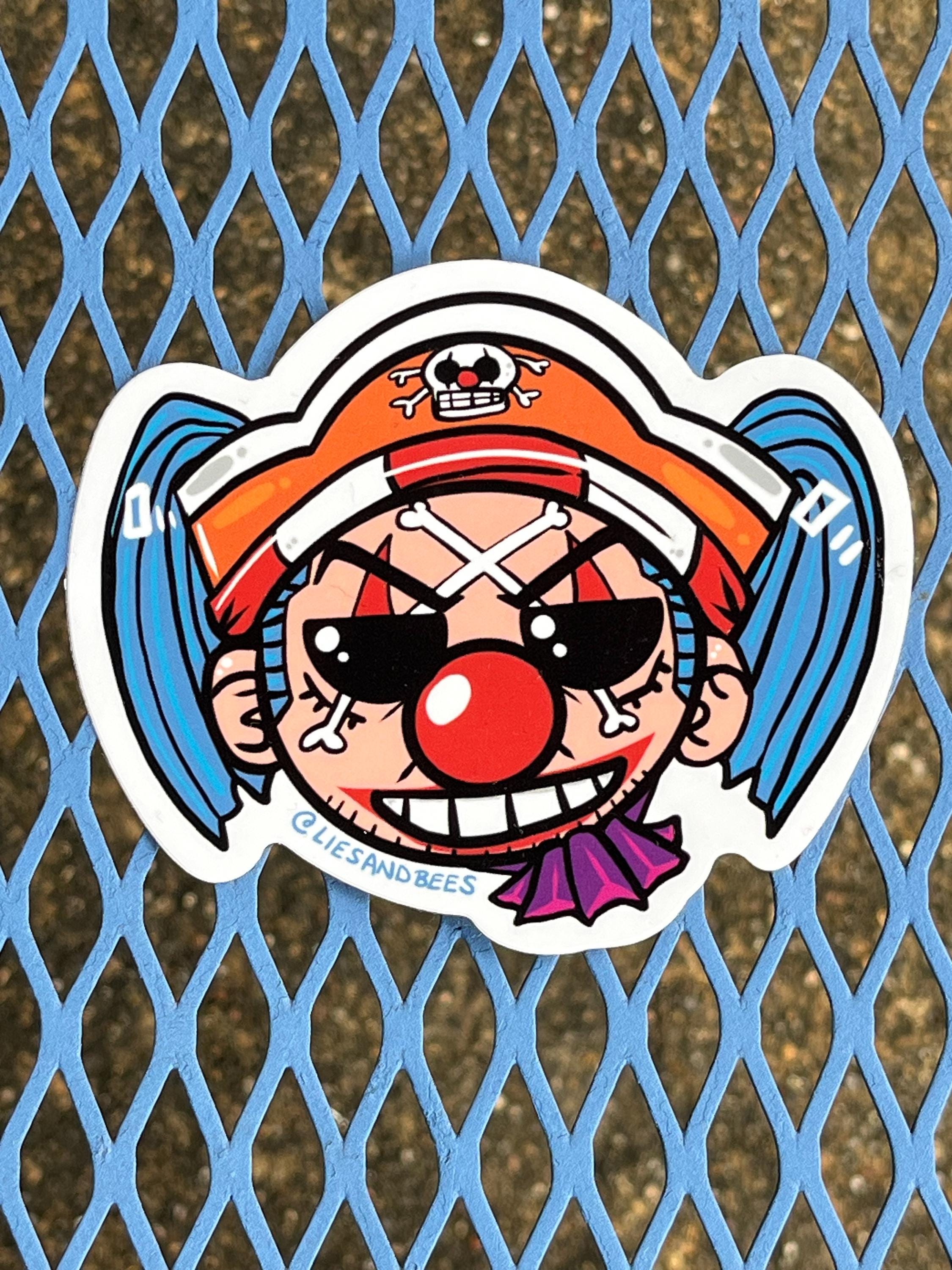 WORST PIRATES EVER Stickers Silly Hats Clowns Moss Cook Meat Anime ...