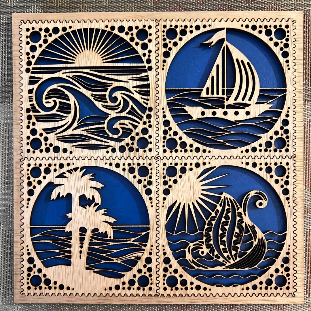 Functional Artwork Laser Cut Files SVG DXF Files Instant - Etsy