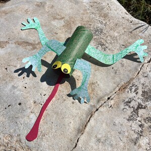 Frog Tissue Roll Craft Template, Recycle Project (PDF Download) - Etsy
