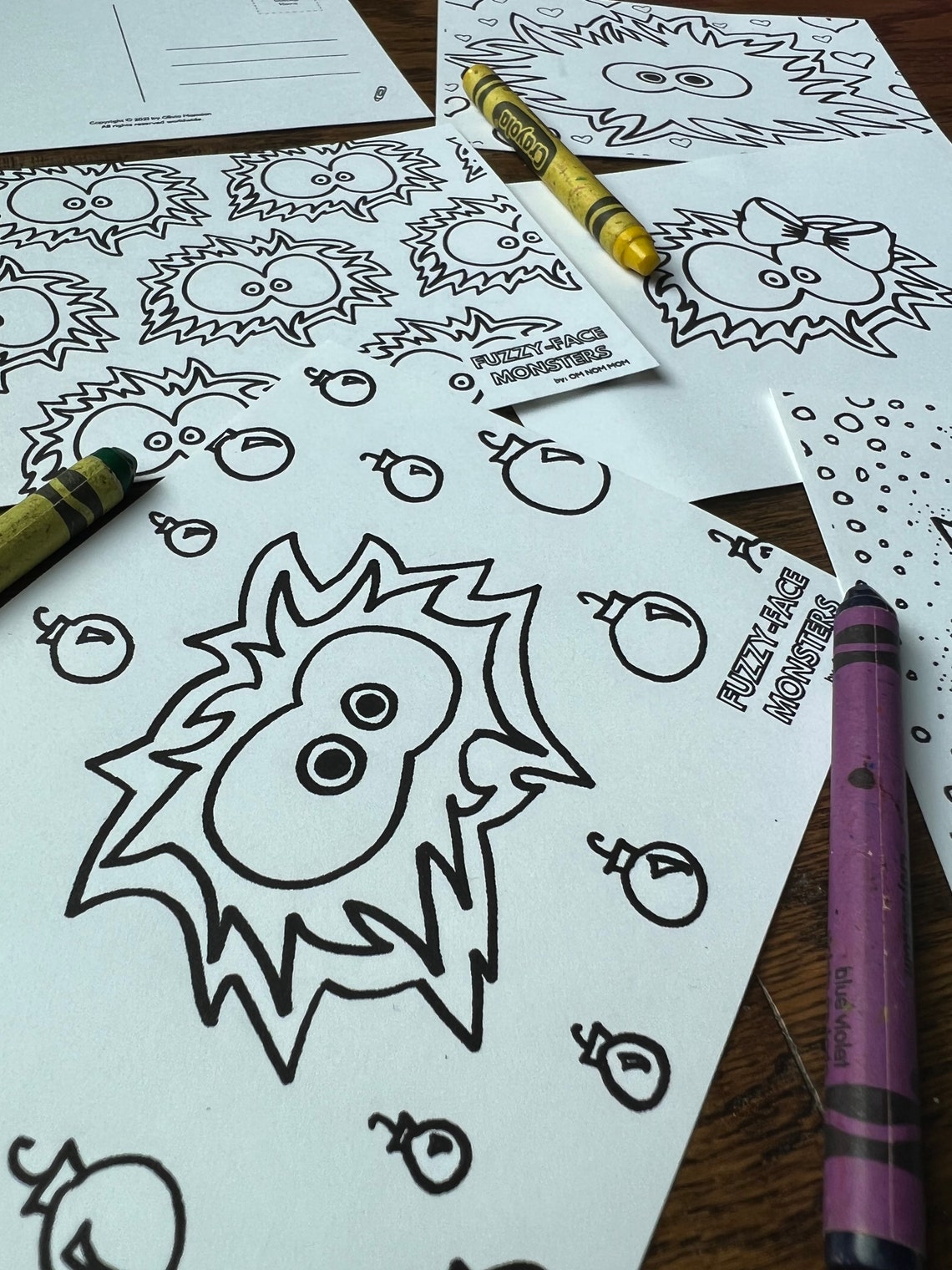 10 Printable Postcards for Kids to Color Cards From Kids PDF - Etsy