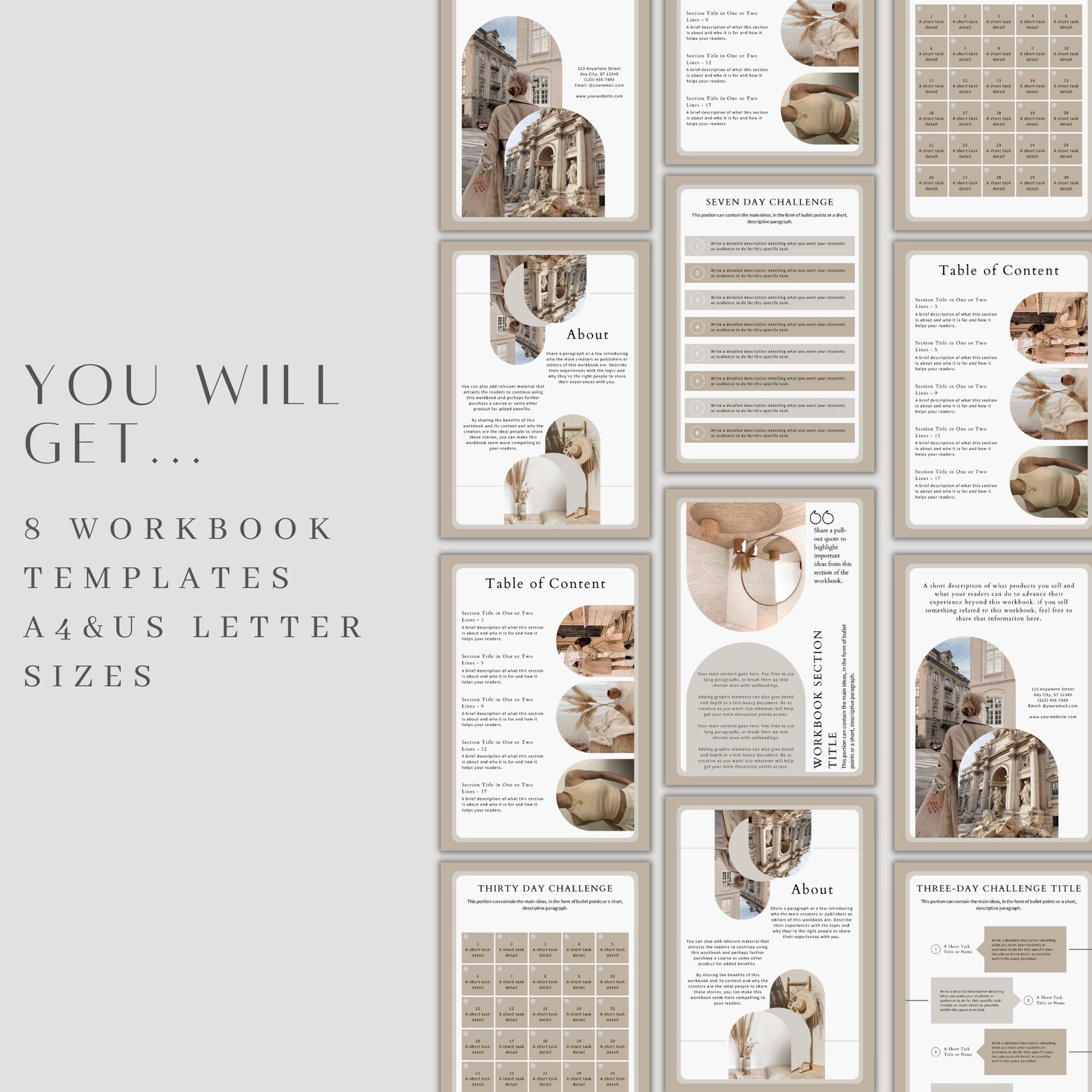 Canva Challenge Workbook Template Challenge Templates Lead - Etsy