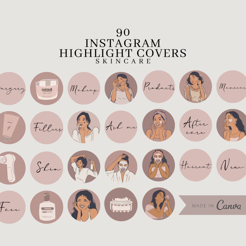 Instagram Highlight Icons - Etsy