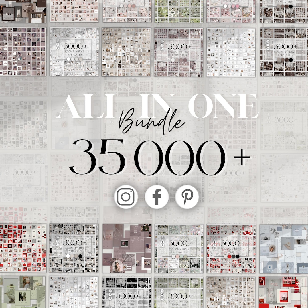 Social Media Manager All in One Social Media Bundle Instagram Facebook ...