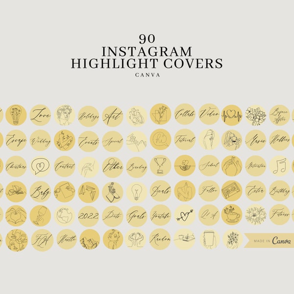 Yellow Instagram - Etsy