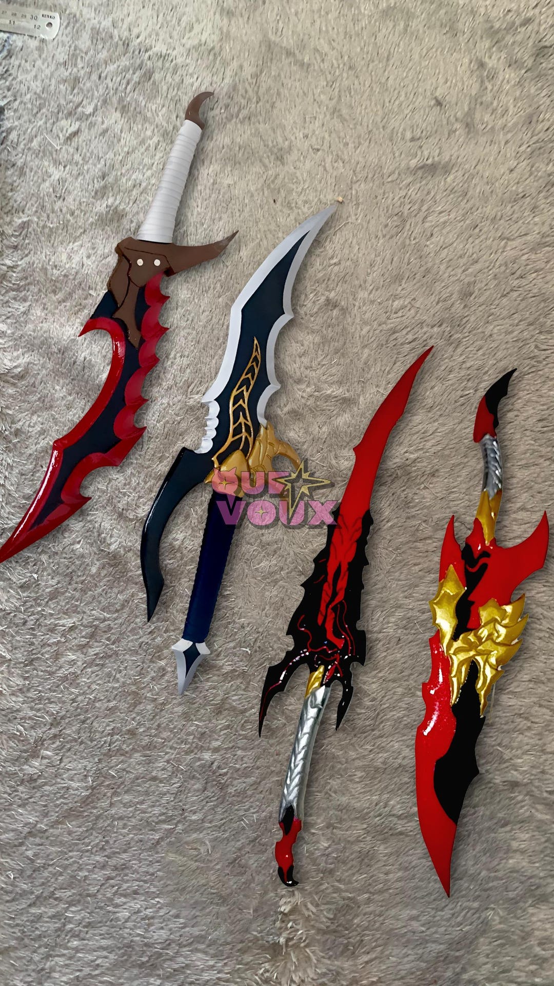 Wooden Sung Jin Woo Dagger Cosplay Props Toys the Shadow Monarch, Solo ...