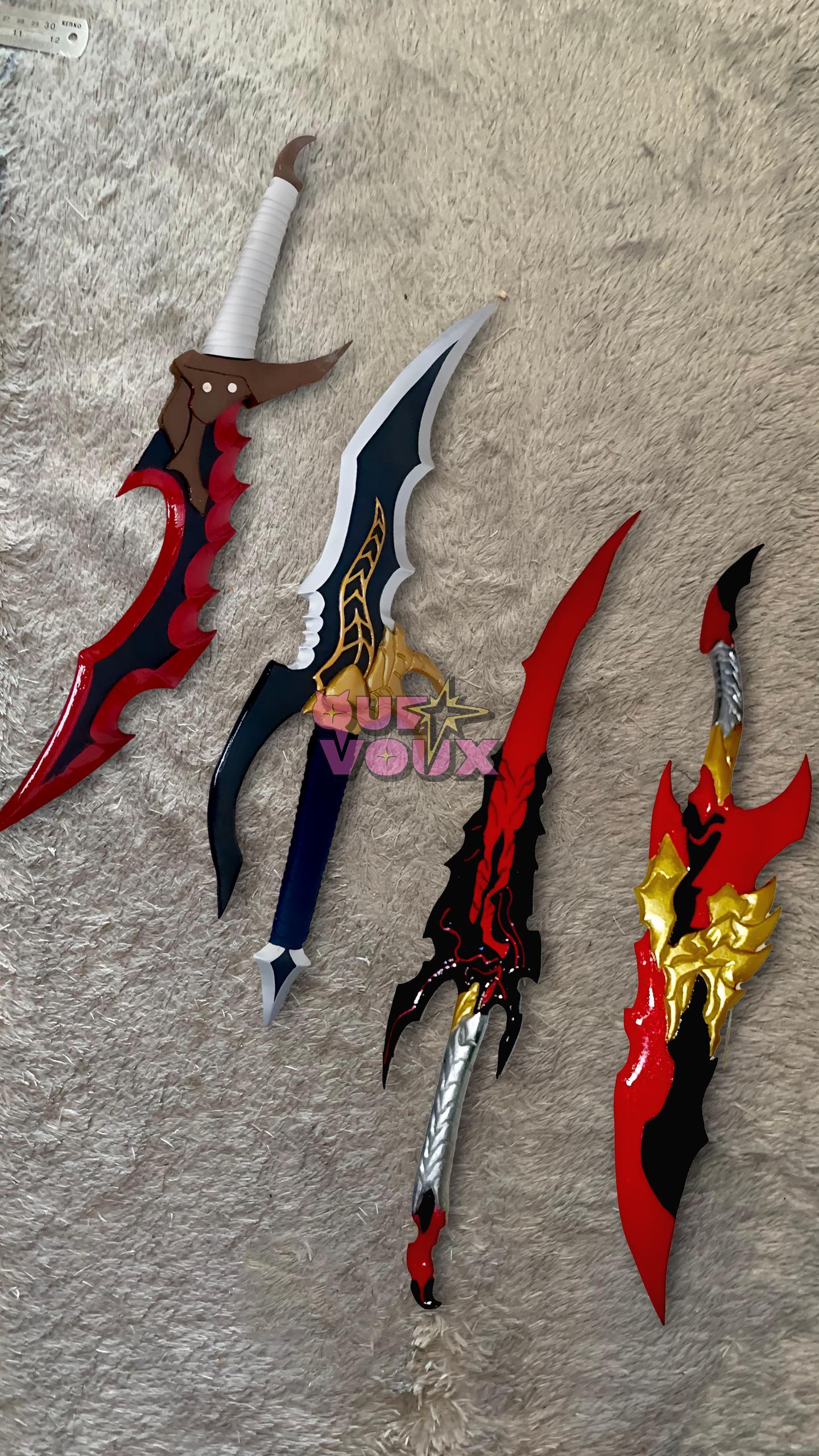 Wooden Sung Jin Woo Dagger Cosplay Props Toys the Shadow Monarch, Solo ...