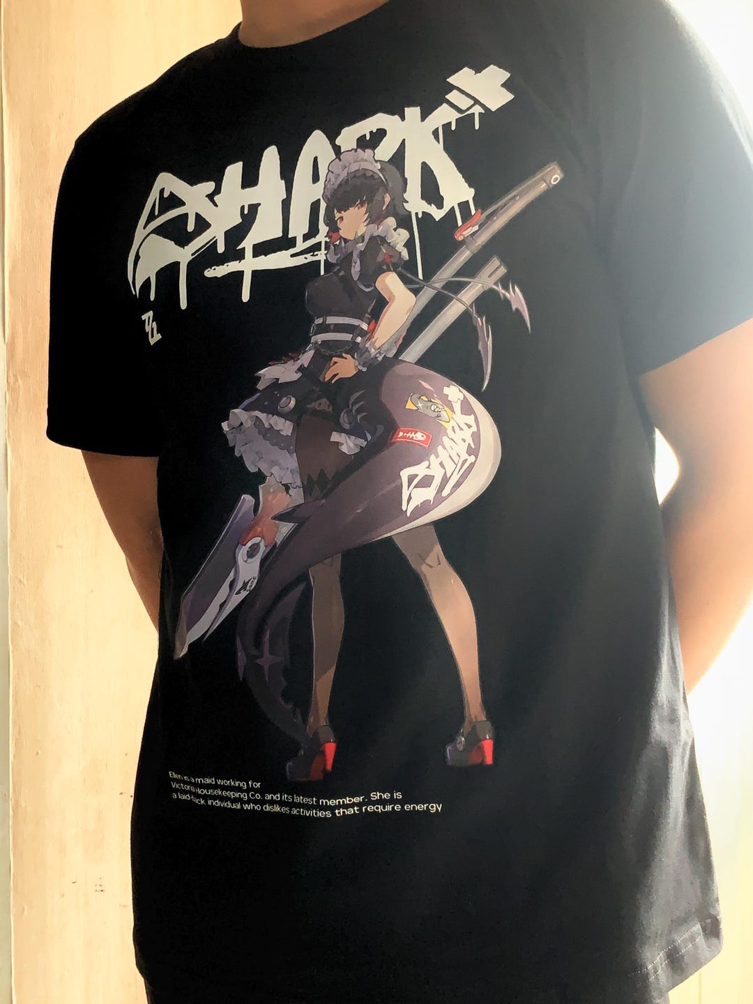 Ellen Joe ZZZ Graphic T-shirt Tee Cotton 24s Casual Aesthetic Unisex Shirt Zenless Zone Zero - Etsy