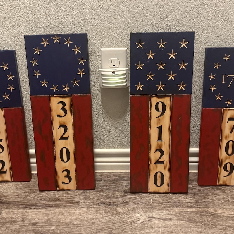 House Numbers Wall Sign - Etsy