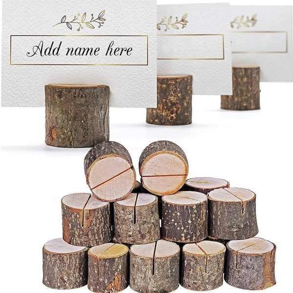 Log Place Card - Etsy