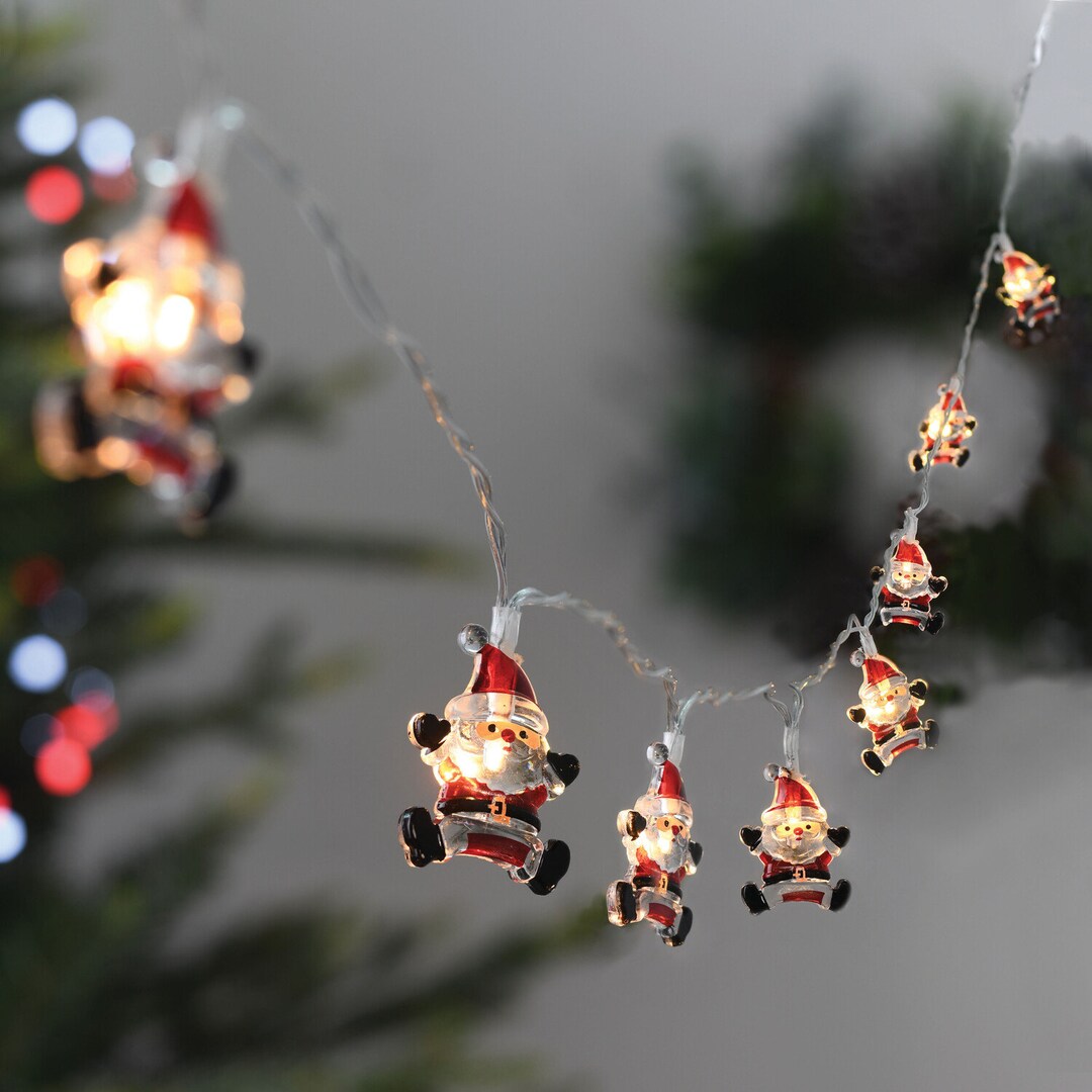 Warm White Santa String Light - Etsy