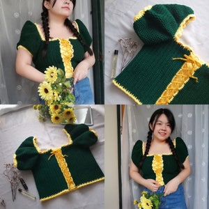 Princess Top Pattern Crochet Top Pattern - Etsy