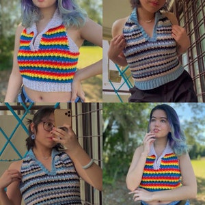 Natalie Halter Top Pattern - Crochet Pattern - Etsy