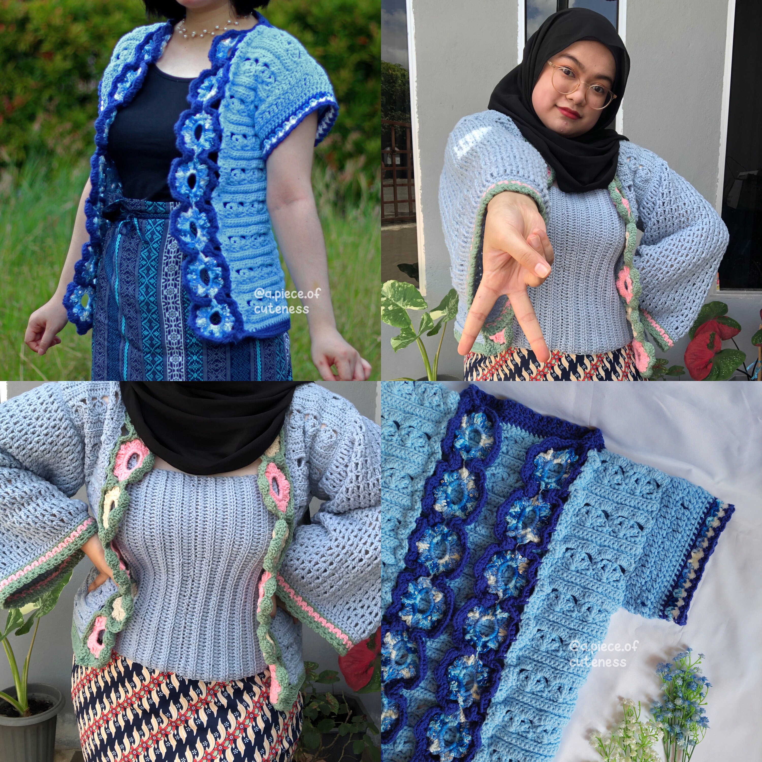 Baju Kebaya Pattern - Crochet Pattern - Etsy