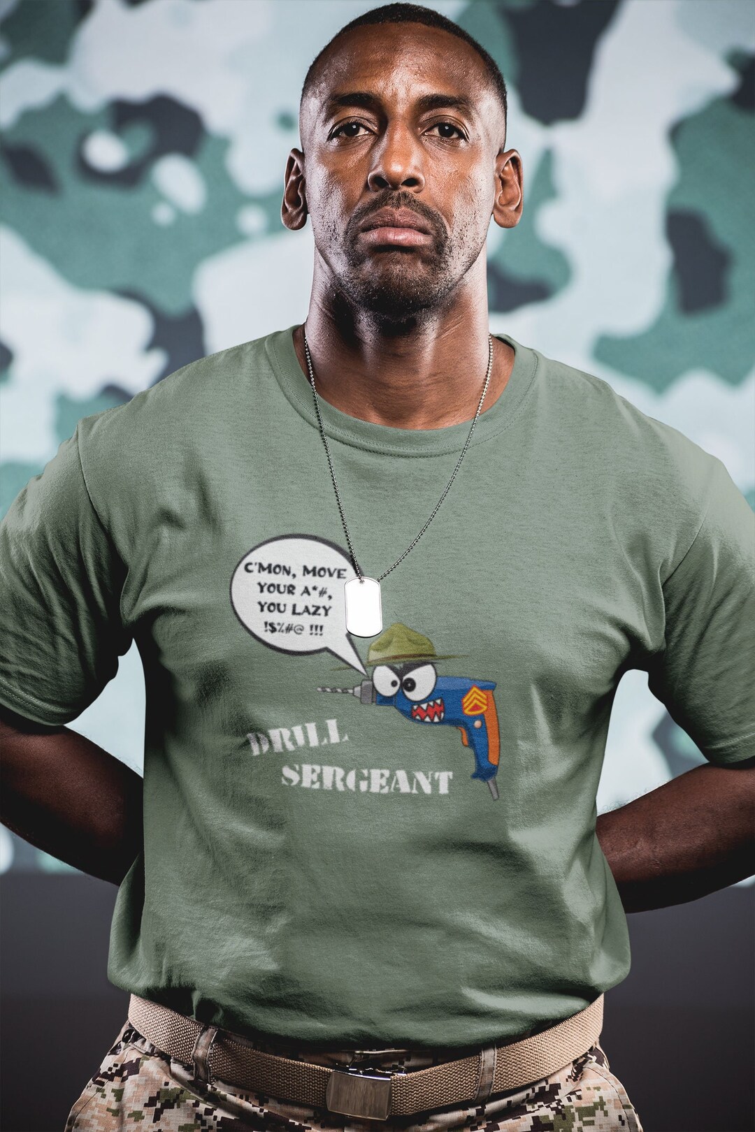 Funny Drill Sergeant Shirt, Funny Military Pun Shirt, Funny Military ...
