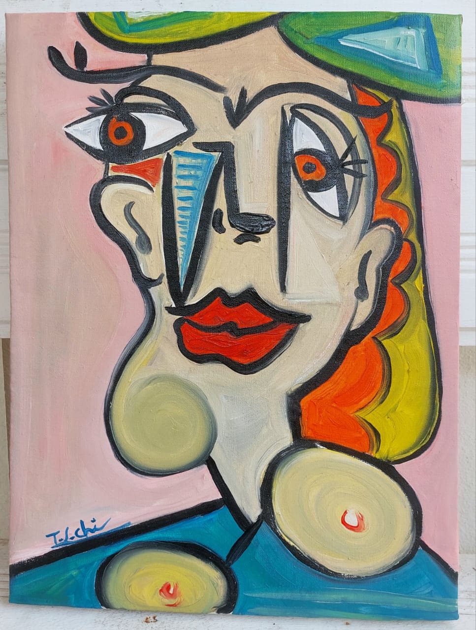 Pablo Picasso PICASSO Oil Painting by Artist Tschin Oil - Etsy UK