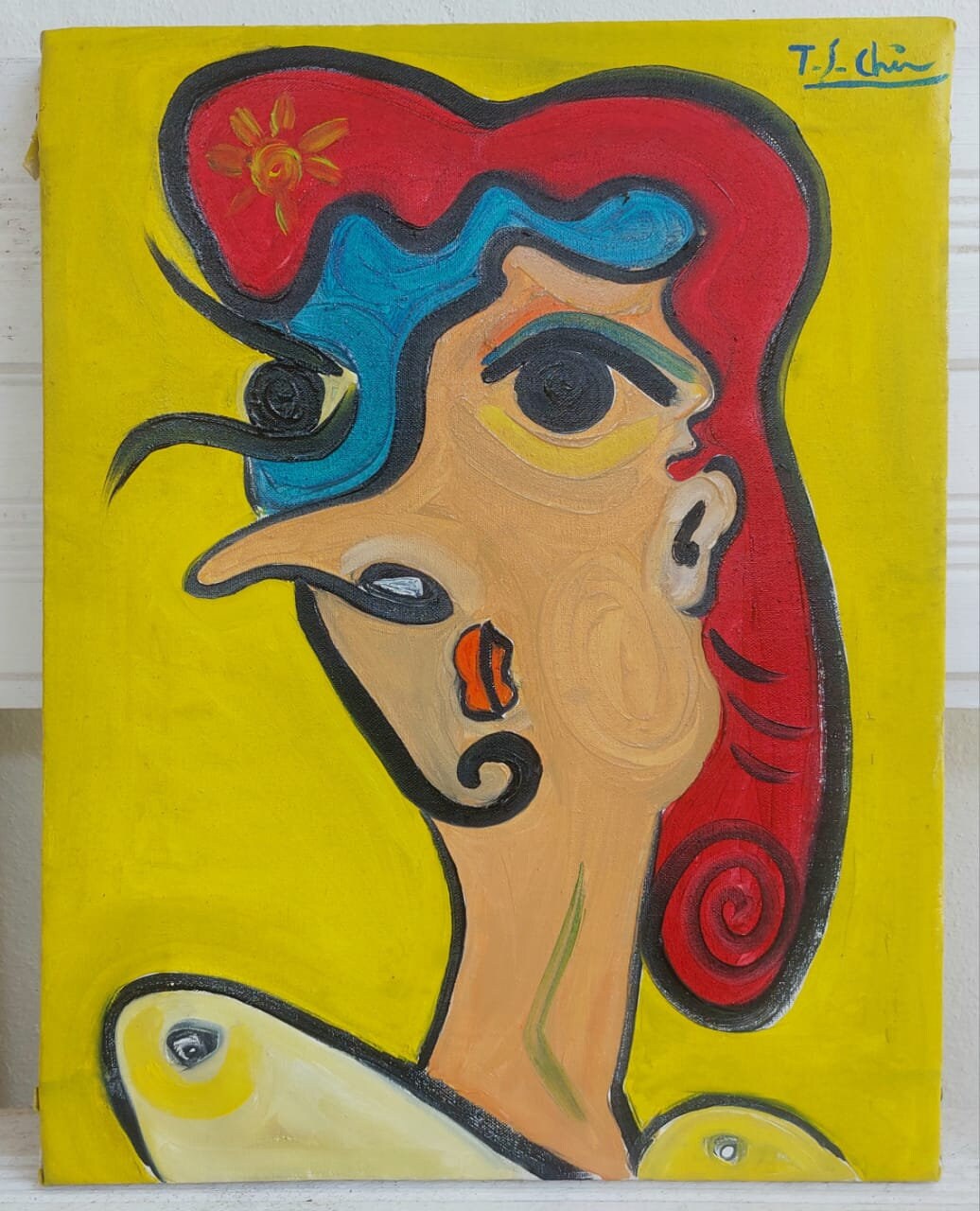 Picasso Oil Painting on Canvas by Artist Tschin Painting Oil Painting ...