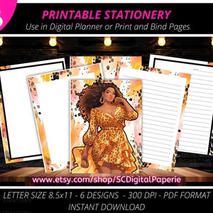 Digital Download, Golden Cheetah Notebook or Planner, Printable ...