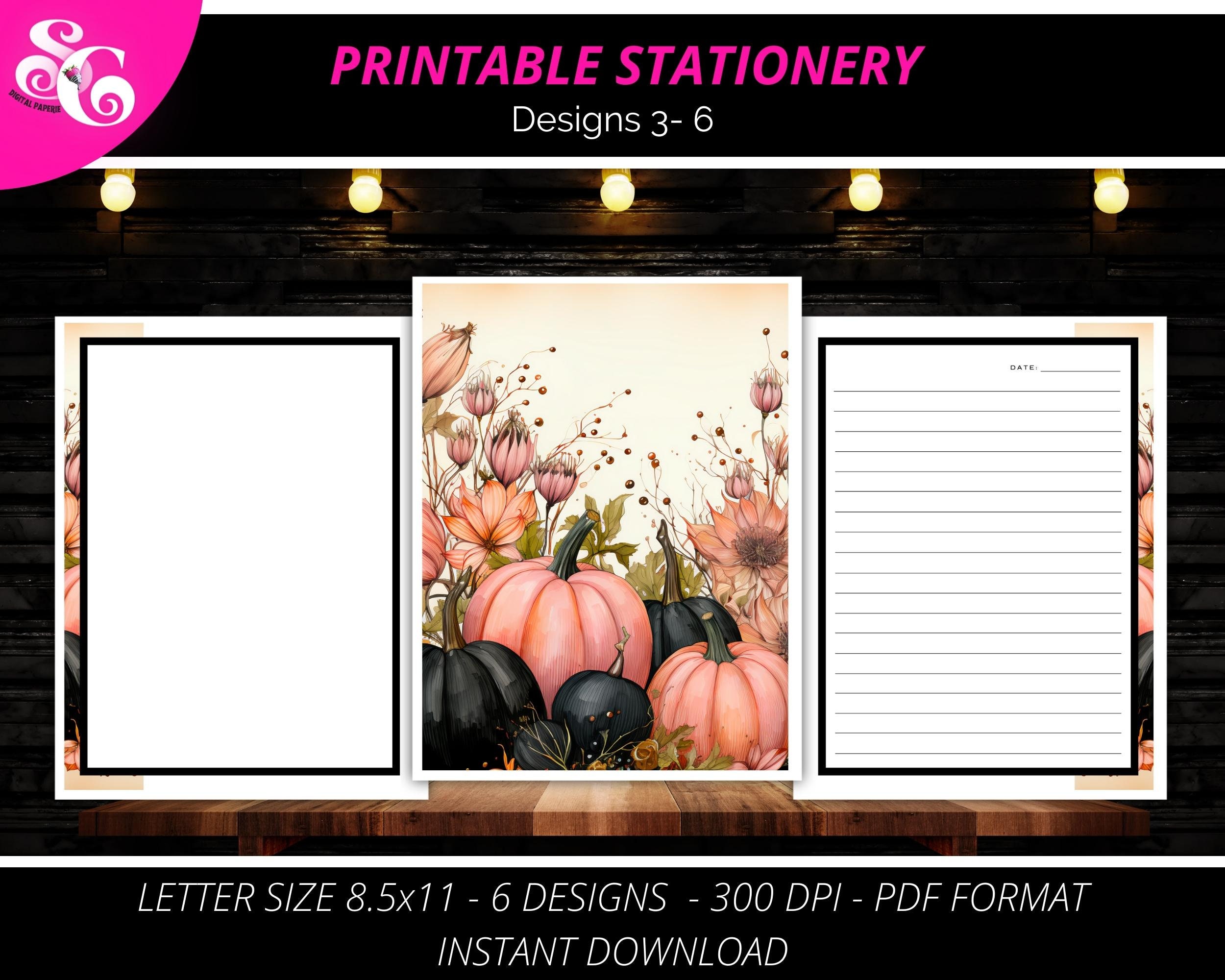 Digital Download, Fall Notebook or Planner, Printable Notebook ...