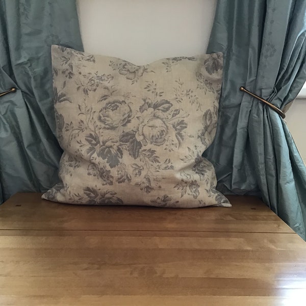 Cabbage Rose Pillow - Etsy