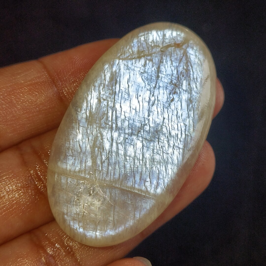 African Moonstone Gemstone/aa+ Grade Moonstone Oval Gemstone/african ...