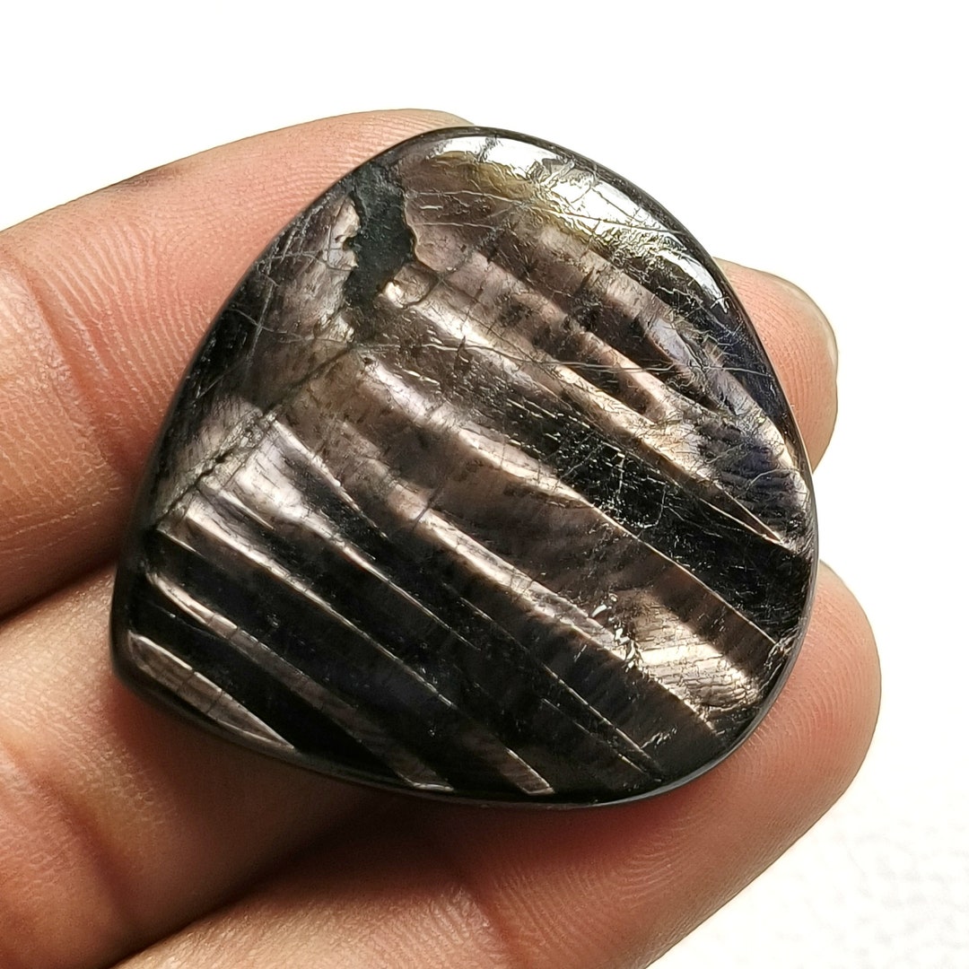 Golden Fire Hypersthene Gemstone/shiny Hypersthene Stone/flat Back ...