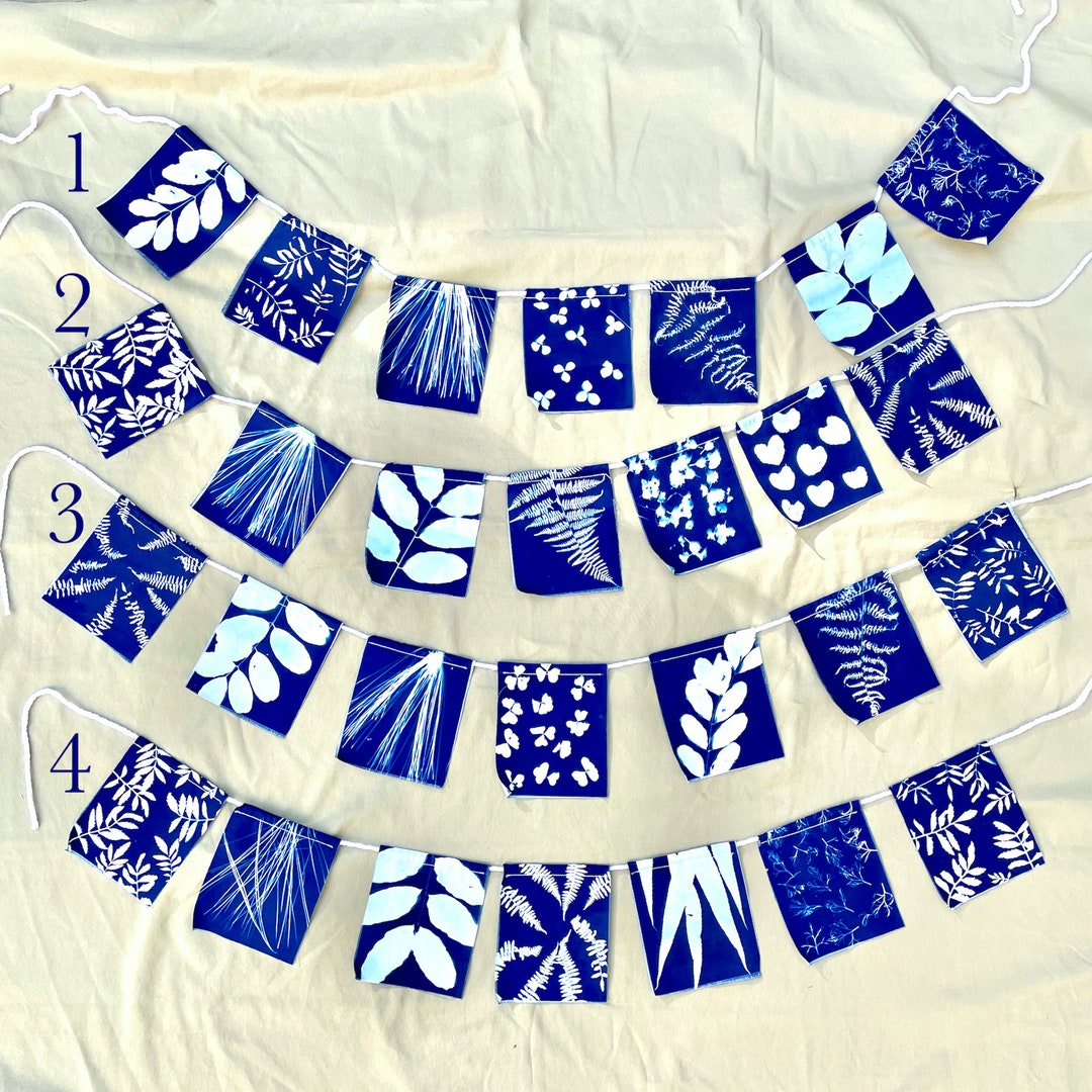 Cyanotype Flag Hanging (rectangular) - Etsy