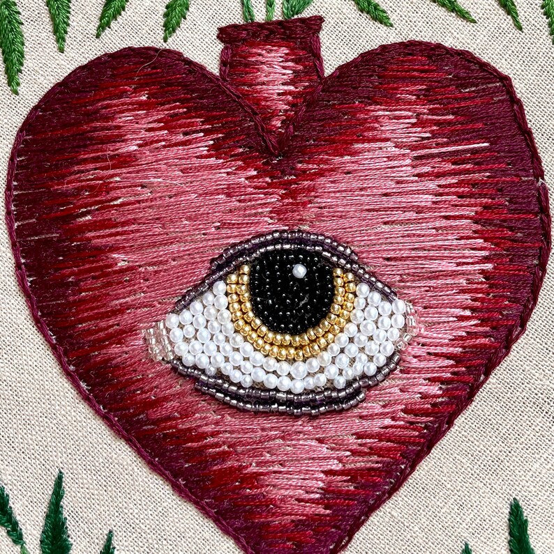 Heart Vessel Embroidery - Etsy