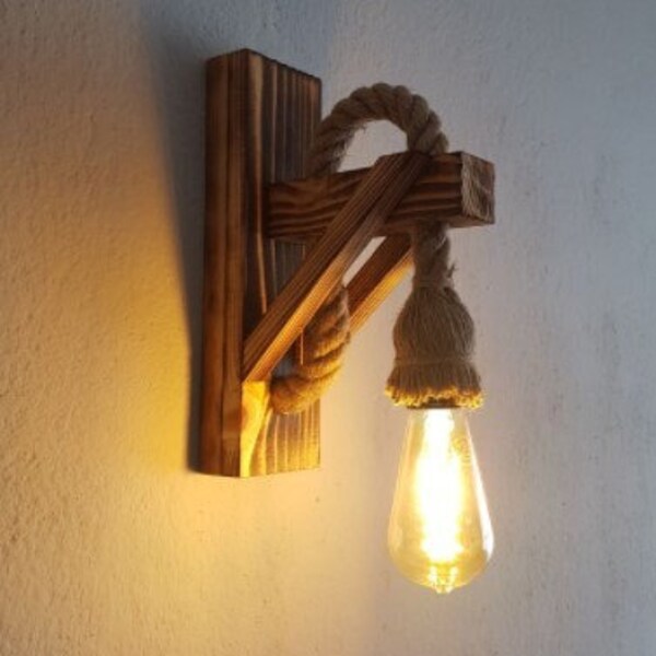 Rustic Sconce - Etsy
