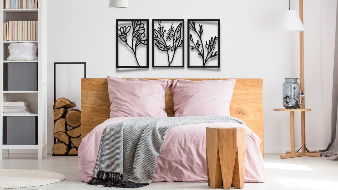Bed Decore, 3-piece Wall Decor, Bedroom Decore, Great Decor ...