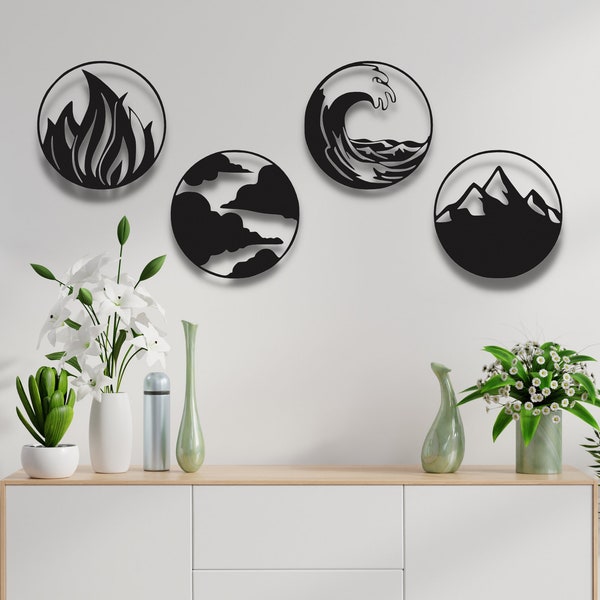 Wall Art 4 Elements - Etsy