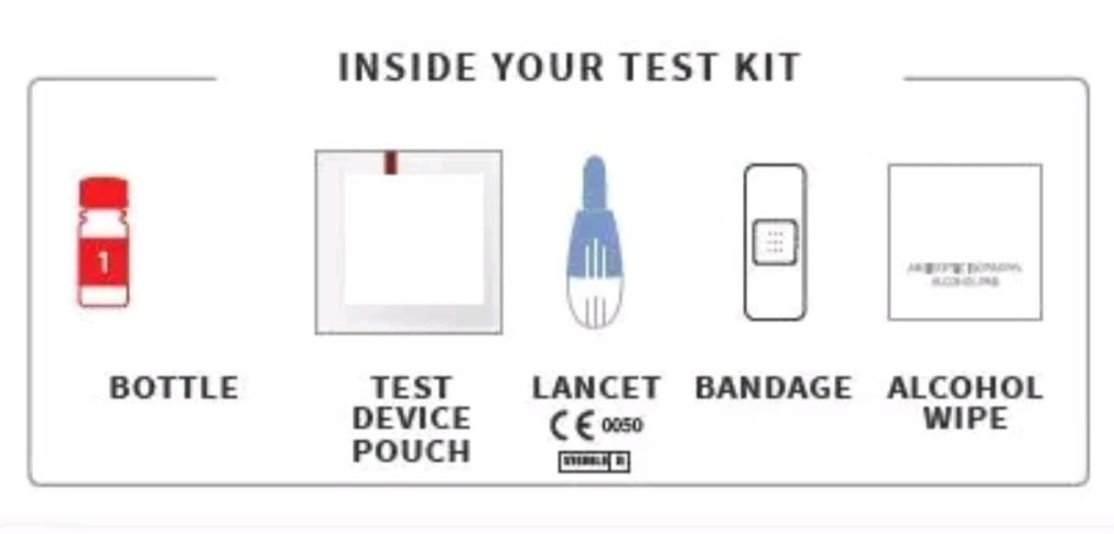 Clini-health Hiv In-vitro Test Kit Ce and Fda Approved One Step Hiv ...