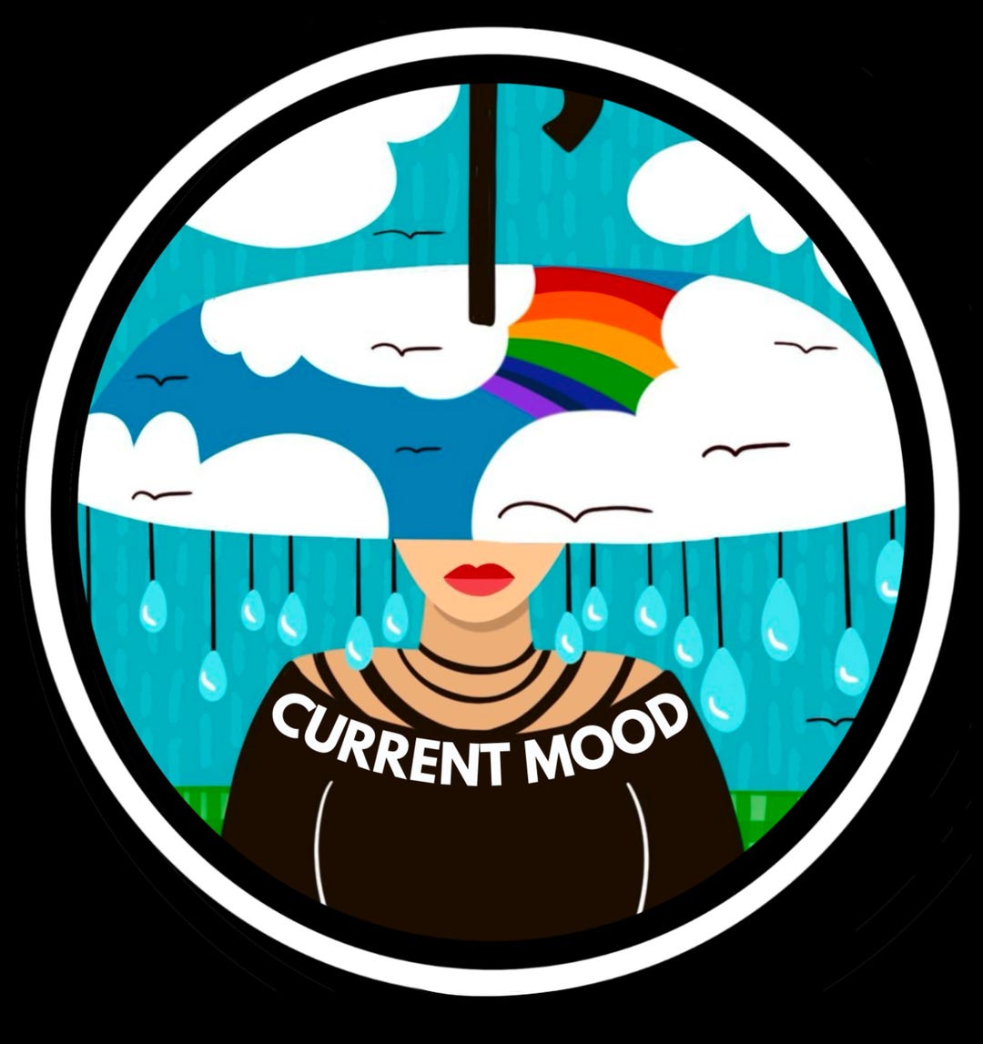 Current Mood Sticker, iPad , Vinyl Sticker, Die Cut Stickers, MOOD ...