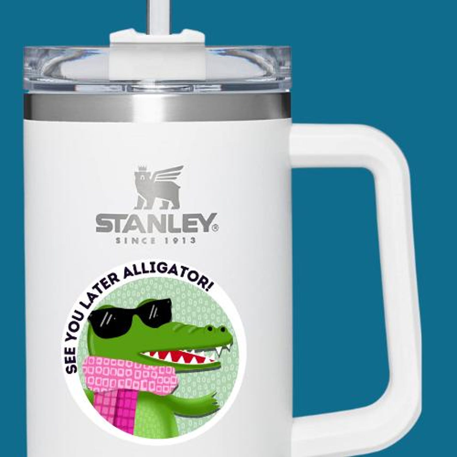 Alligator Sticker, iPad , Vinyl Sticker, Vinyl Die Cut Sticker, Gator ...