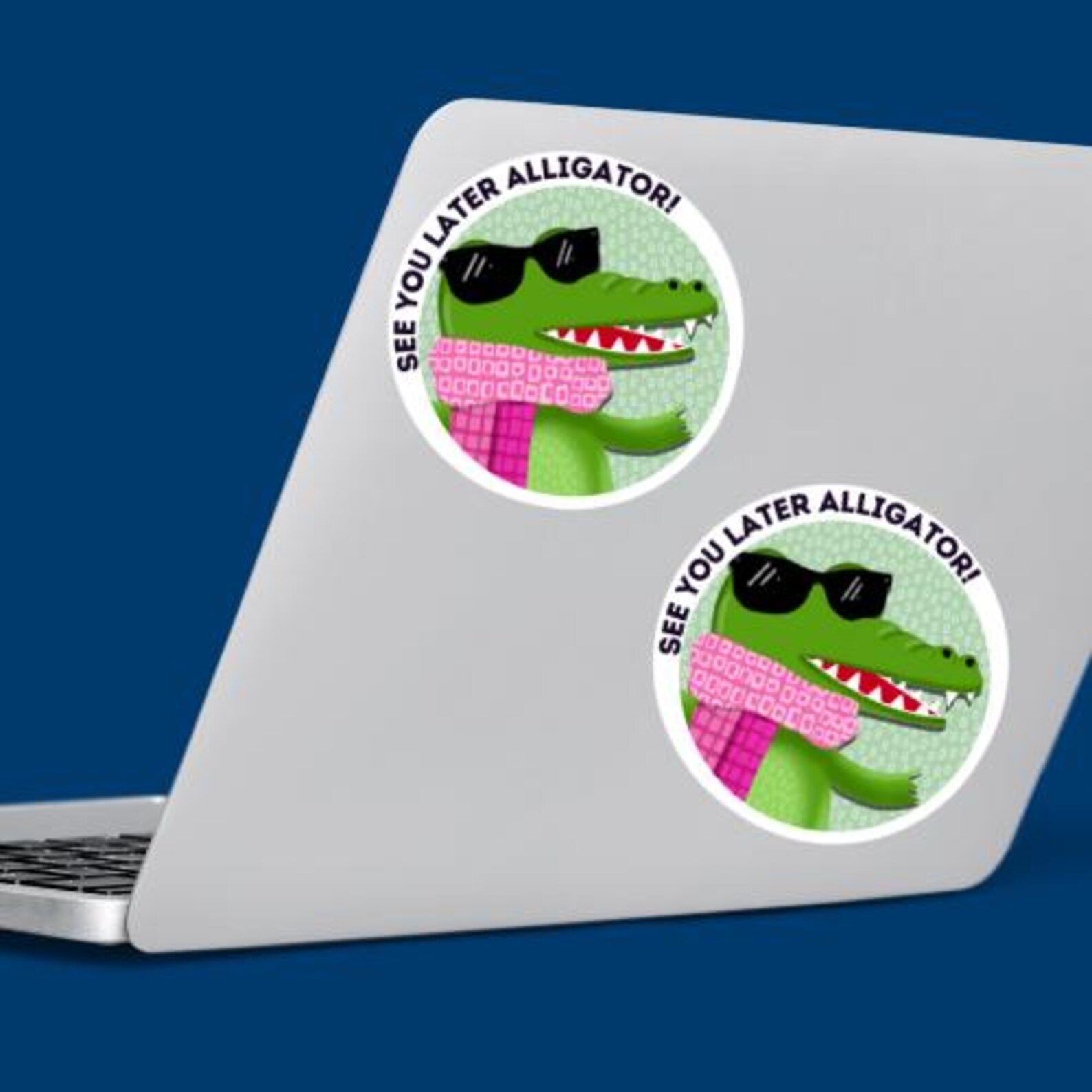 Alligator Sticker, iPad , Vinyl Sticker, Vinyl Die Cut Sticker, Gator ...