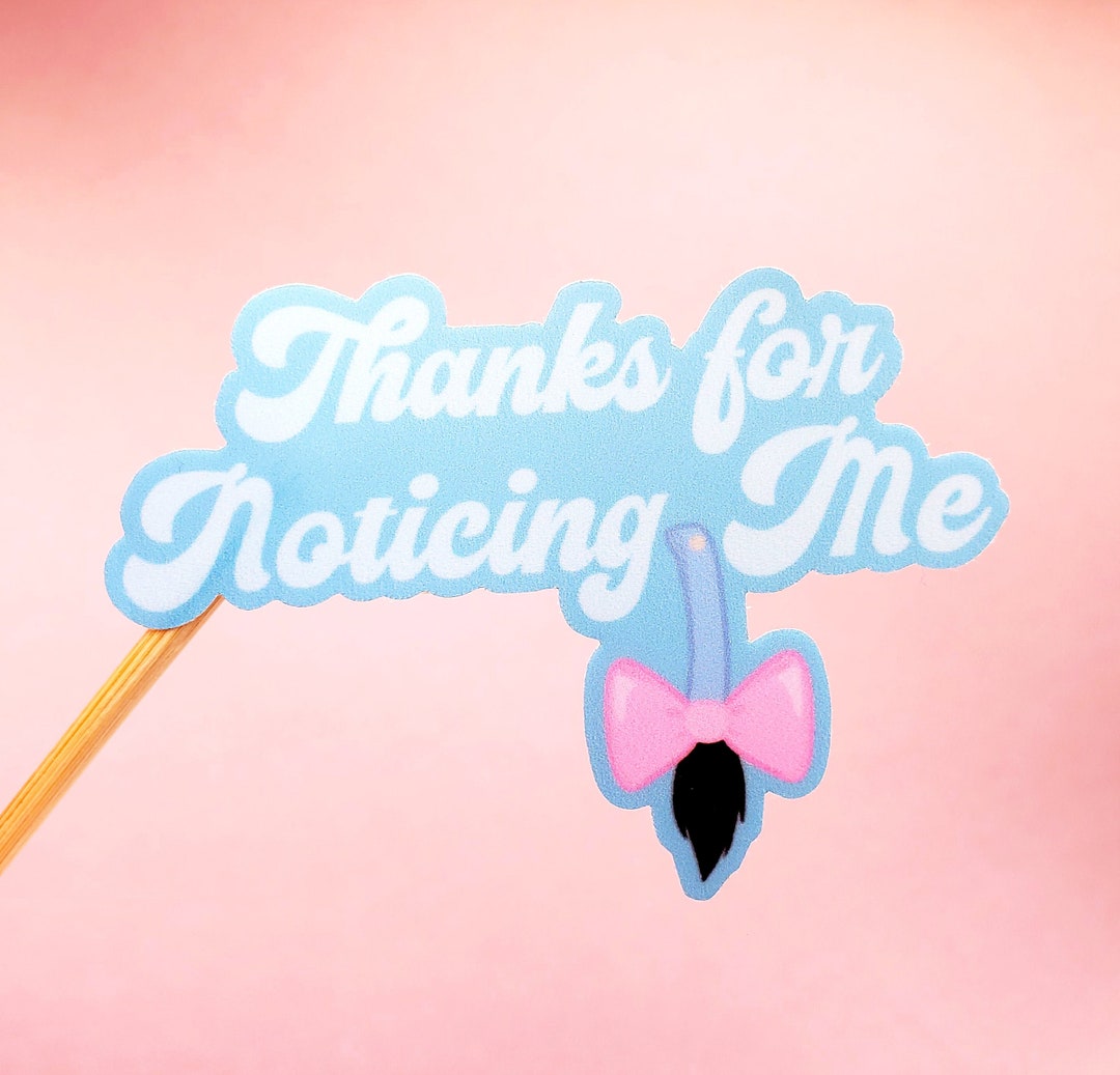 Thanks for Noticing Me Eeyore Waterproof Vinyl Sticker - Disney Winnie ...