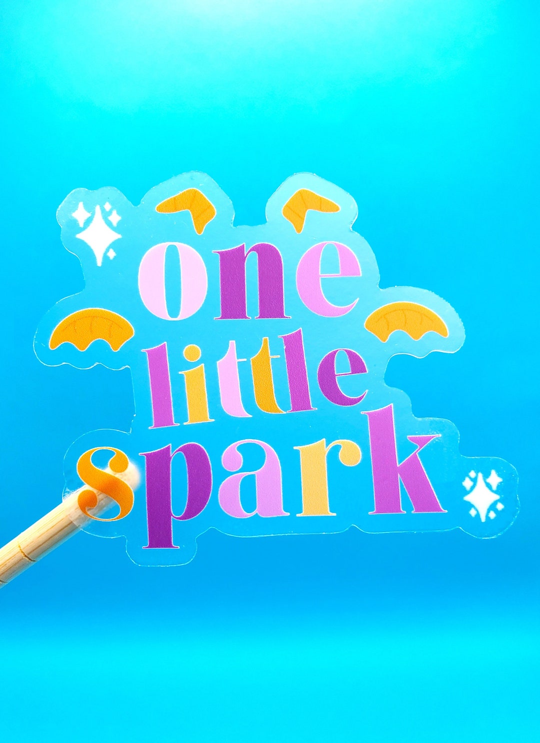 One Little Spark Waterproof Transparent Vinyl Sticker - Disney Epcot ...