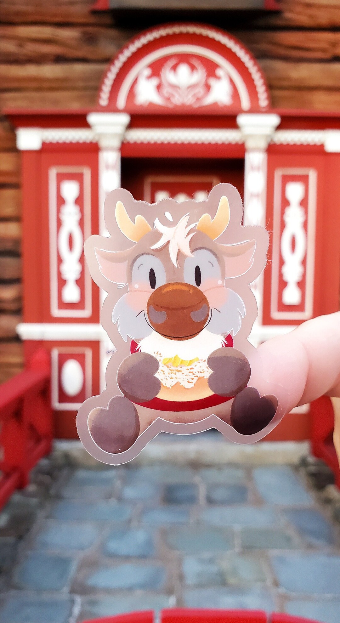 Baby Sven With School Bread Waterproof Transparent Vinyl Sticker ...