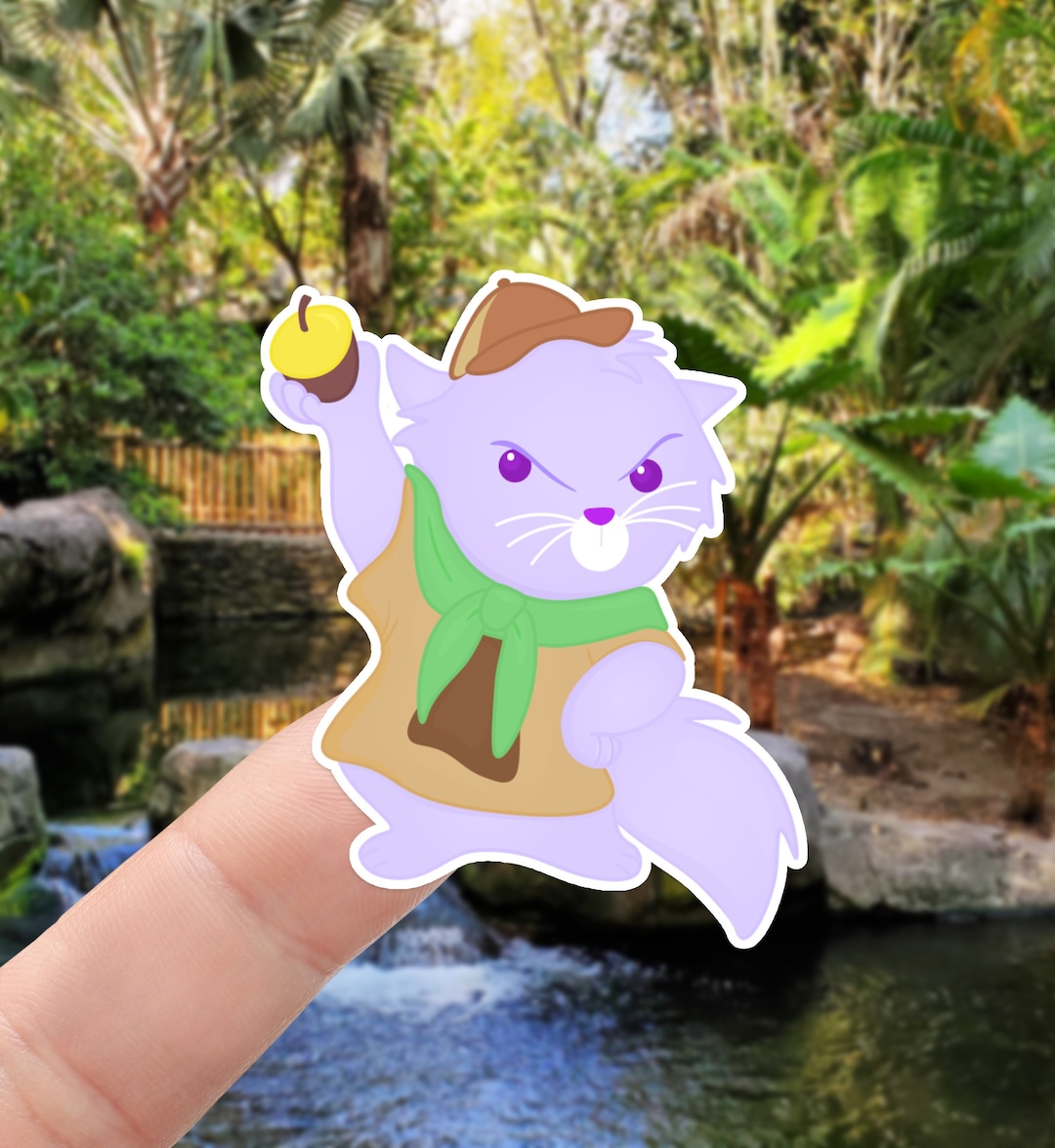 Squirrel Scout Yzma Cat Waterproof Vinyl Sticker - Kronk Emperor's New ...