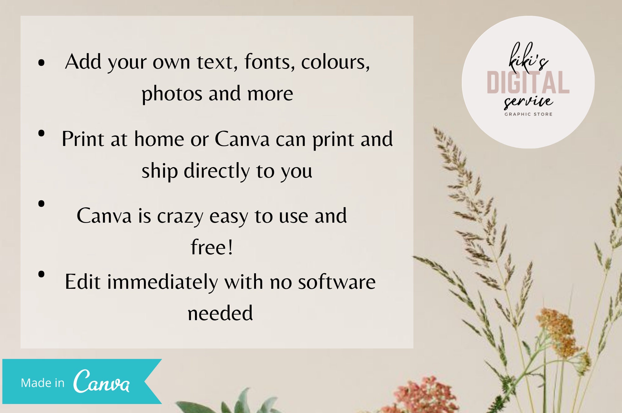 Editable Complete Etsy Banner Kit, Editable Etsy Shop Banner ...