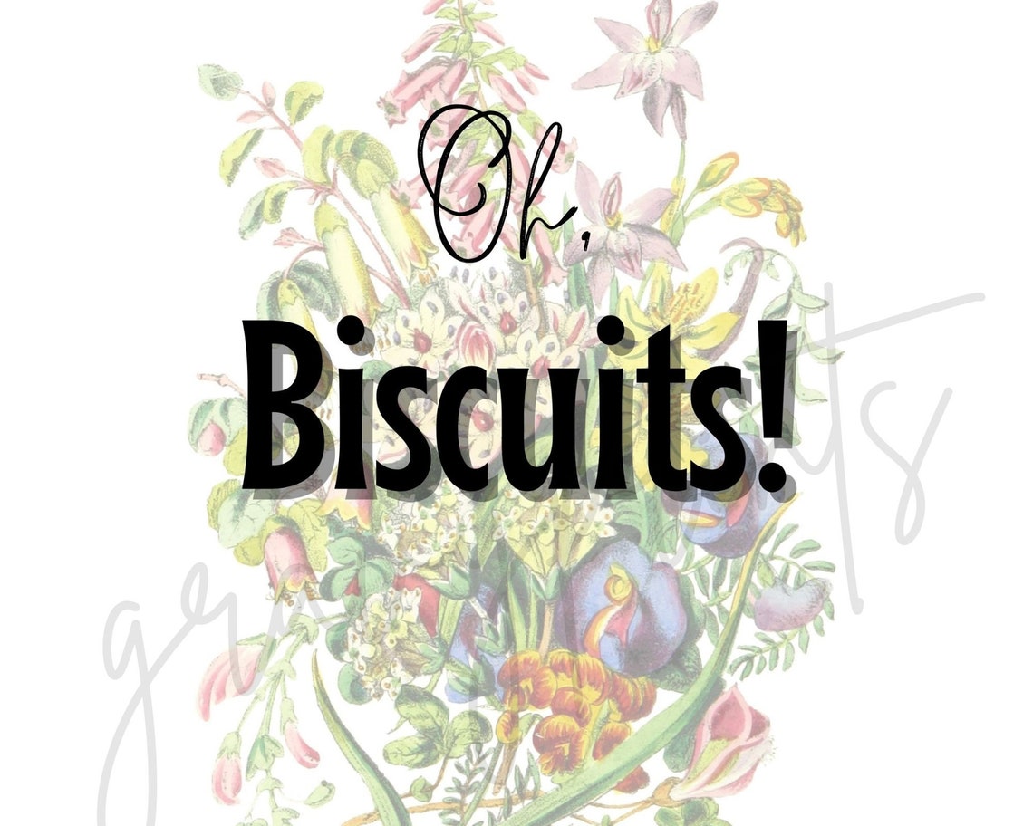 Oh Biscuits Digital Printable Wall Hanging 8x10 Home Kitchen - Etsy UK