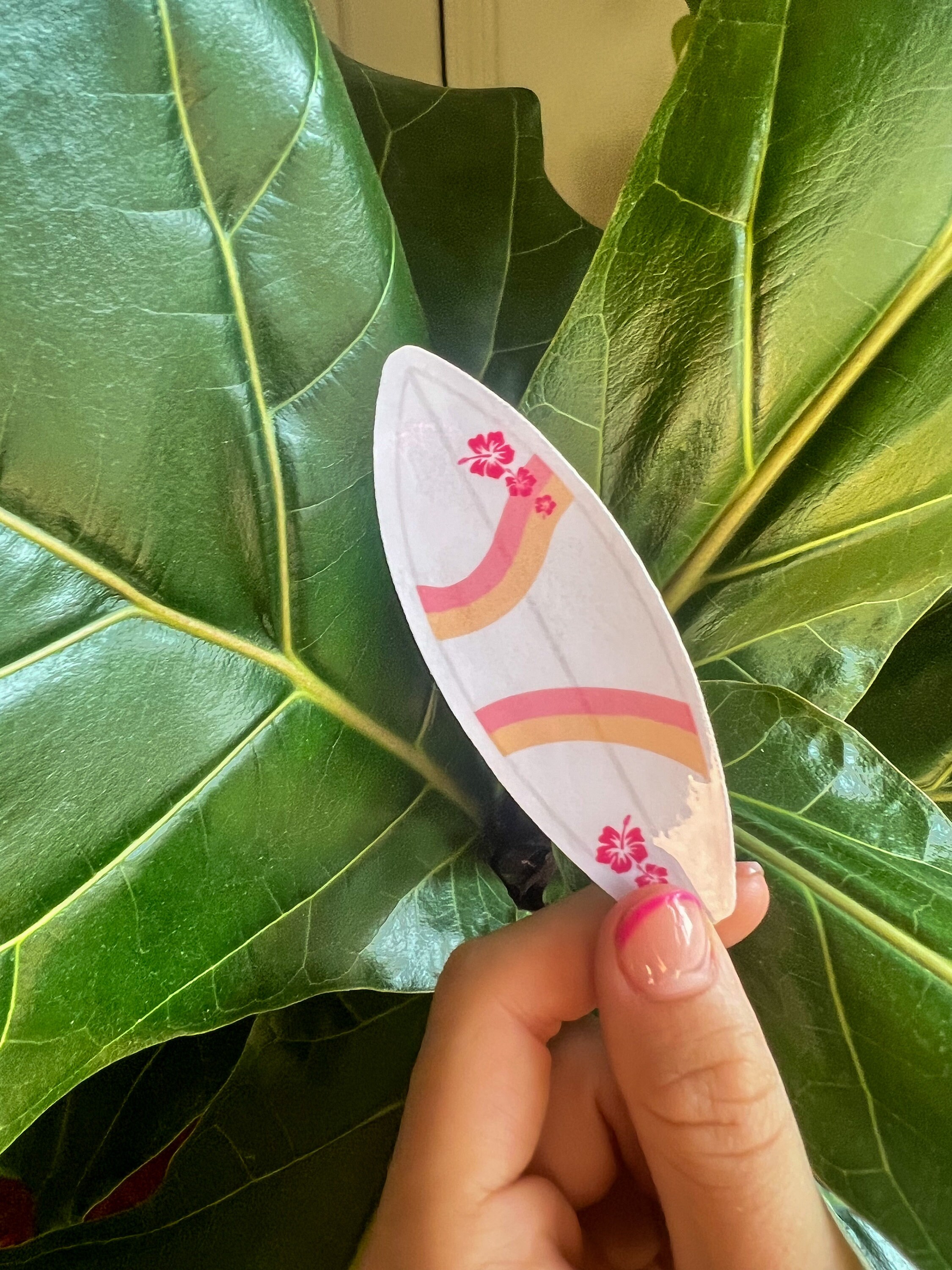 Surfboard Sticker, Beachy Sticker, Aesthetic Surfboard Sticker, Beach ...