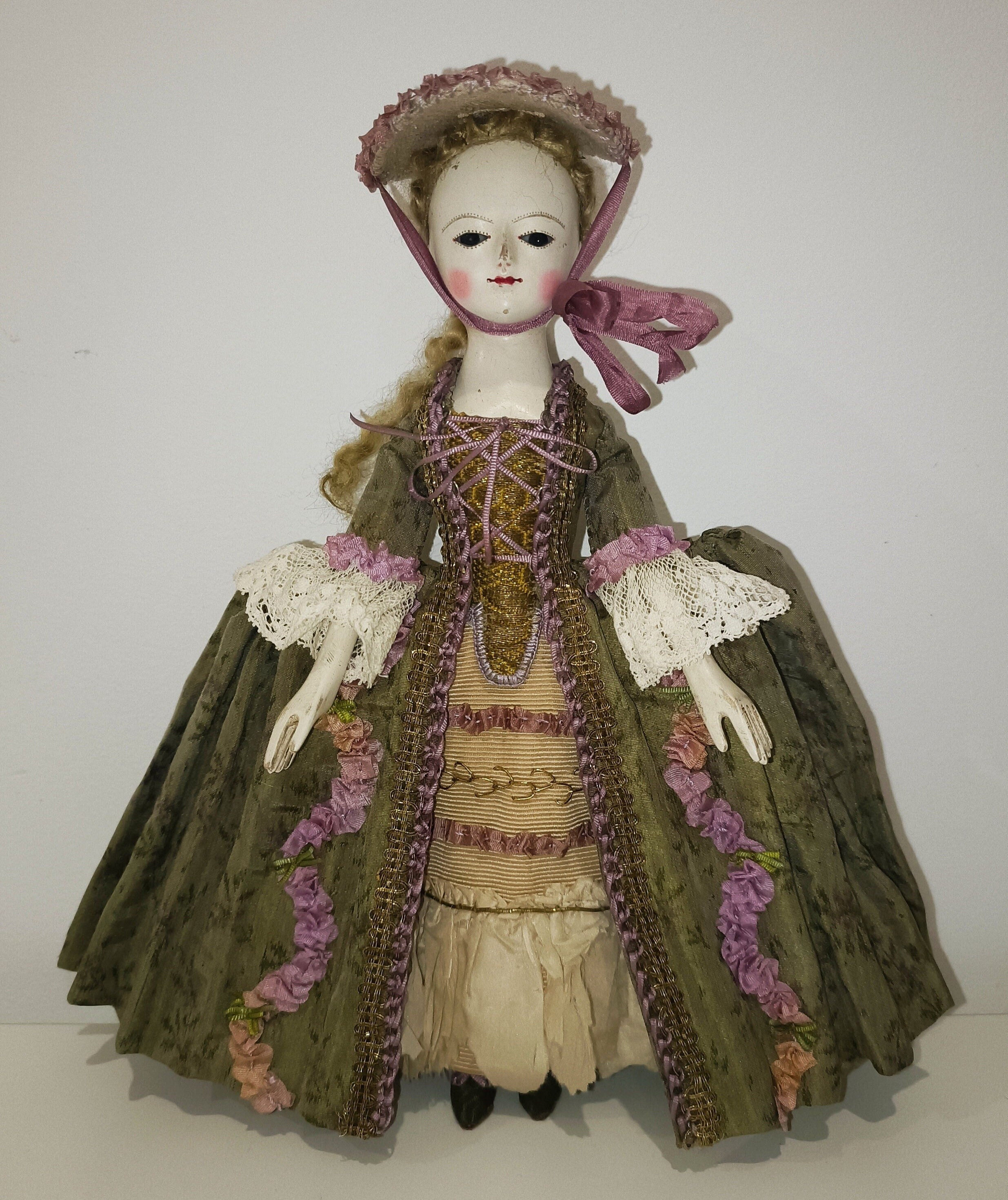 Wooden Doll Antique Style Queen Anne. Hand Carved 8 - Etsy